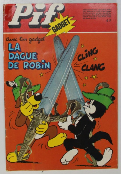 PIF , GADGET , LA DAGUE DE ROBIN , 1976 | arhiva Okazii.ro