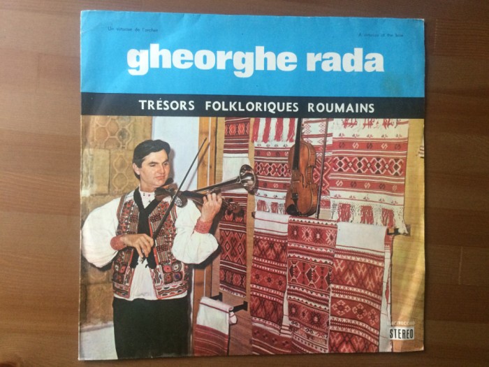 Gheorghe Rada vioara cu goarna disc vinyl lp muzica populara ST EPE ...
