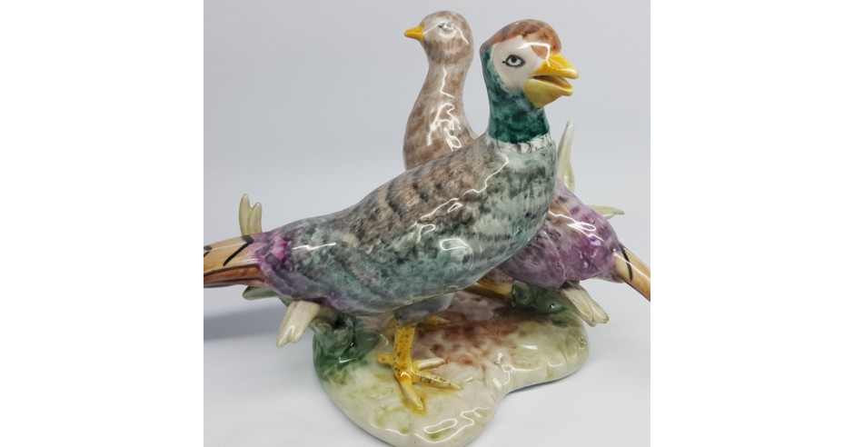 Fazani - bibelou portelan romanesc (RAR), vechi, vintage | Okazii.ro