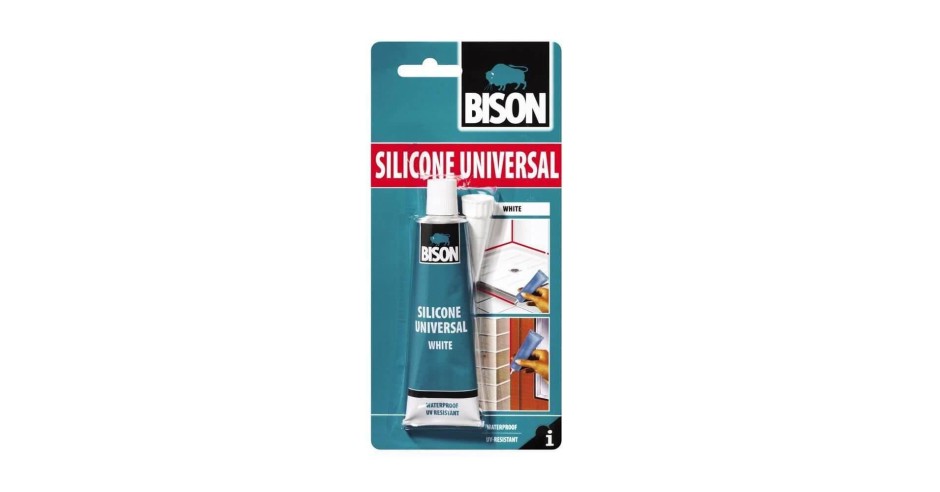 Silicon Universal Bison, 60 ml, Alb, Mastic Etansare Universal, Bison ...