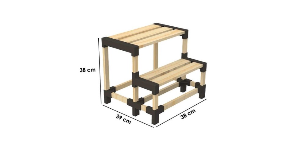 Inaltator din Lemn Compacte 2 Niveluri Usor de Montat si Practica, Oem ...
