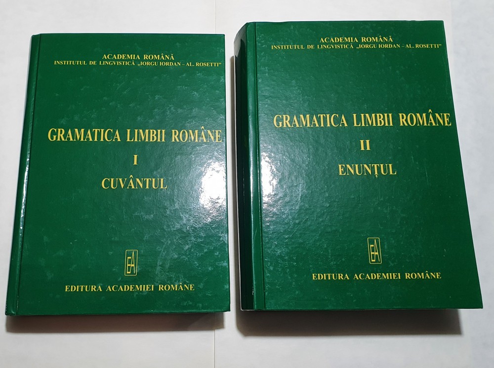 Gramatica limbii romane - Academia Romana - 2008 (2 vol.) | arhiva ...