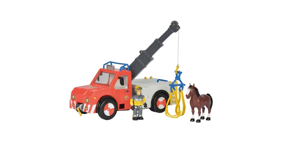 Masina de pompieri Simba Fireman Sam Phoenix cu figurina si cal | Okazii.ro