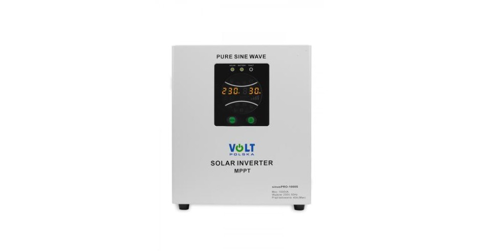 Volt Polska SINUS PRO 1000 S Solar Panel Inverter Island Powered MPPT ...