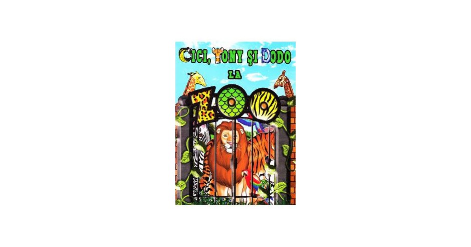 Cici, Tony si Dodo la Zoo - Carte de colorat | Okazii.ro