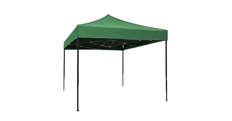 Pavilion extensibil gradina, 3 x 3 m, patrat, cadru metalic, sistem tip ...