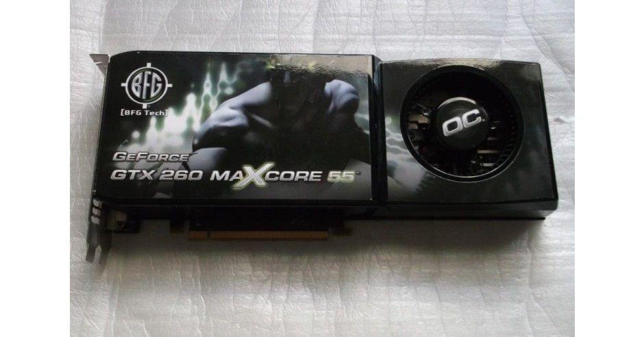 Placa video BFG Tech GeForce GTX 260 OC MAXCORE 896MB DDR3 448-bit | arhiva Okazii.ro