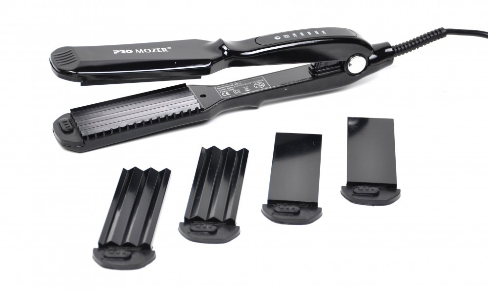 Set placa profesionala ceramica pentru creponat parul Promozer 150-220 ...