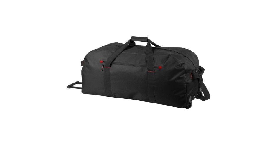 Geanta troler pentru voiaj, Everestus, VR03, 600D poliester, negru ...