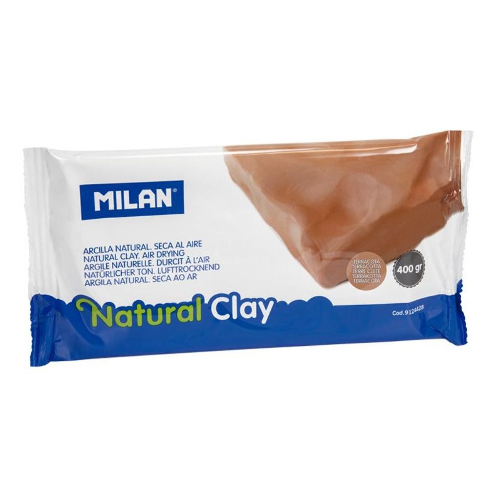 Lut Natural Teracota pentru Modelaj Milan, 400 g, Maro, Lut Modelaj ...