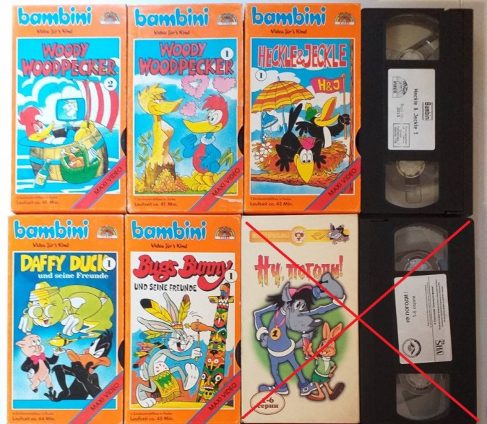 Caseta video desene animate Looney Tunes clasice anii '40, pret per ...