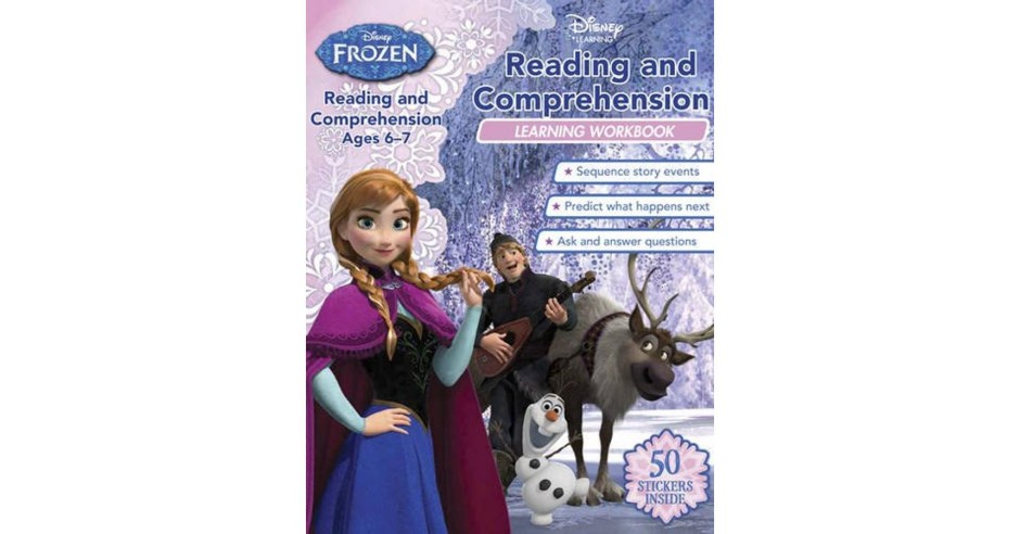 Disney Frozen Reading Comprehension Workbook: Elsa & Anna, Arendelle ...