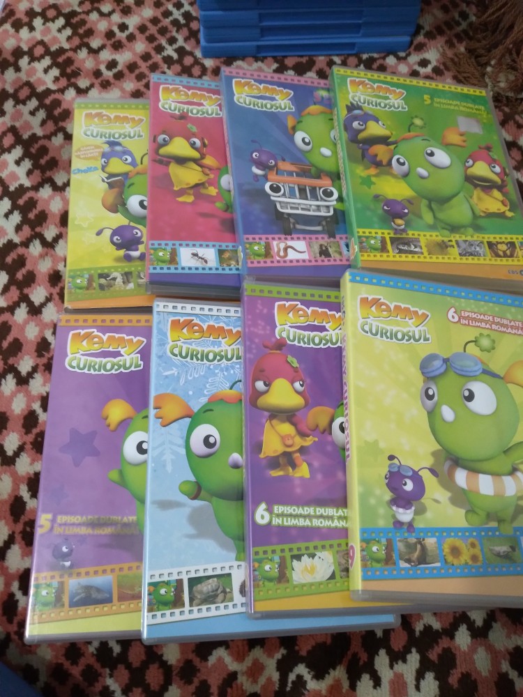 LOT 8 DVD KEMY CURIOSUL DESENE ANIMATE PRETUL ESTE PENTRU TOT LOTUL ...