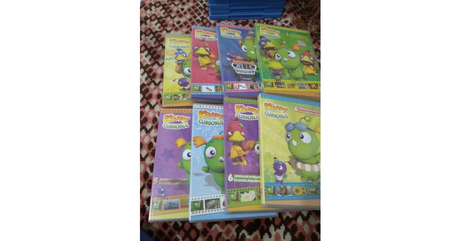 LOT 8 DVD KEMY CURIOSUL DESENE ANIMATE PRETUL ESTE PENTRU TOT LOTUL ...