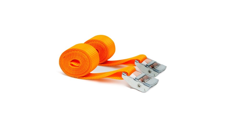 Set 2 chingi fixare cu clichet MNC, 3.5 m x 25 mm, plastic, maxim 200 ...