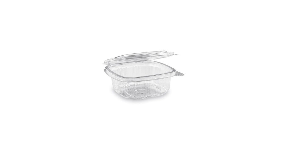 Borcan cu capac simplu - PET patrat 250ml | arhiva Okazii.ro