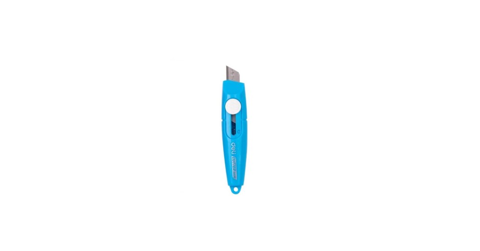 Cutter Mic Portabil cu Sina Deli Mini, Albastru, Cutter Portabil ...