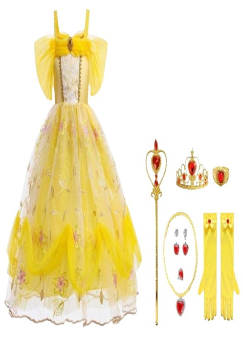 Set Costum Disney Belle Frumoasa si Bestia THK, Bagheta Magica ...