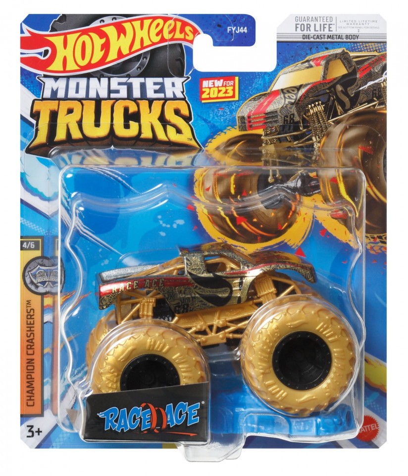 Hot Wheels Monster Truck Masinuta RACE ACE Scara 1:64, Mattel | Okazii.ro