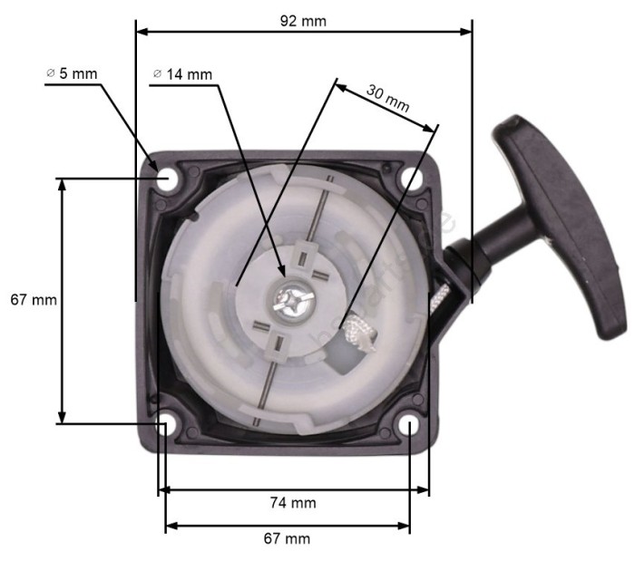 Demaror motocoasa chinezeasca (nr. 3) | Okazii.ro