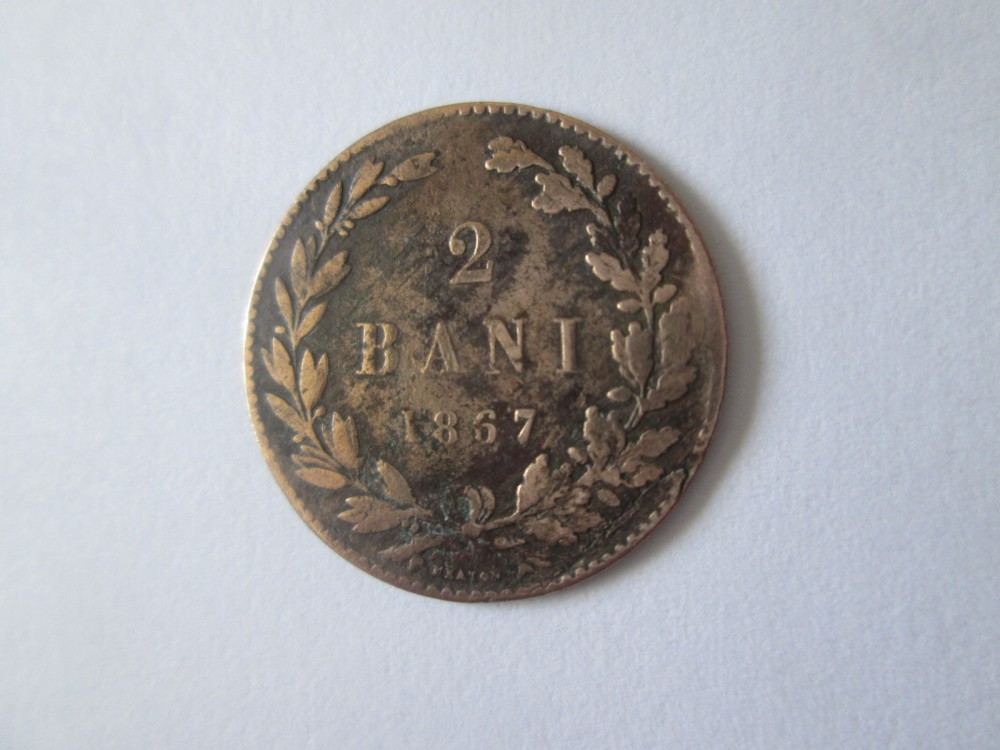Romania 2 Bani 1867 Heaton | arhiva Okazii.ro