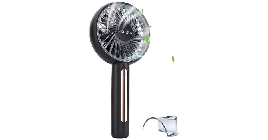 Mini ventilator portabil Vkusra, 20 x 9.4 cm, 4 viteze | arhiva Okazii.ro