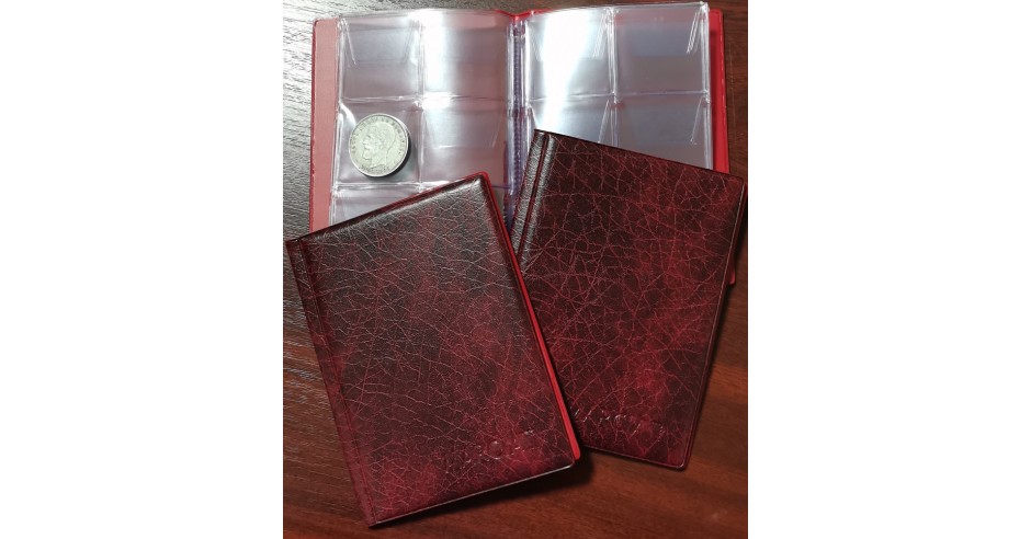 SV * CLASOR 125 x 170 mm * 8 FILE pentru 48 Monede Mari * D max = 52 mm ...