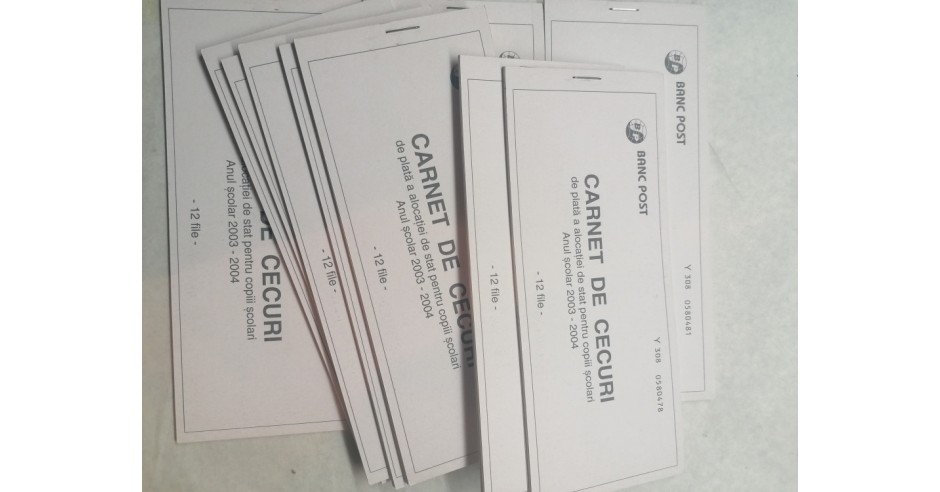 Carnete cec vechi necompletate | arhiva Okazii.ro