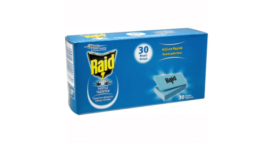 Rezerve Pastile Anti Tantari Raid, 30 Buc/Set, Impotriva Tantarilor ...