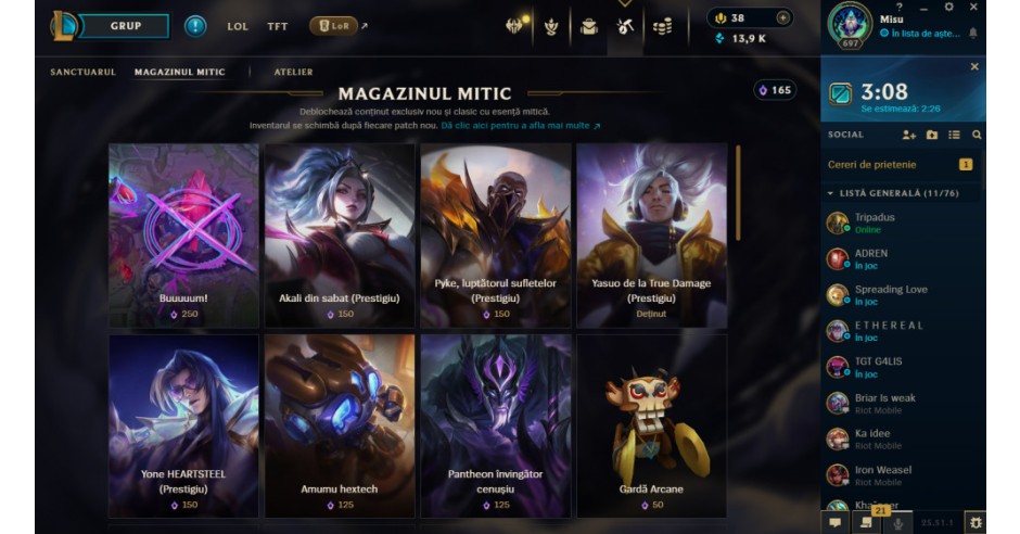 Cont league of legends lvl 697, gold , emote emerald | arhiva Okazii.ro