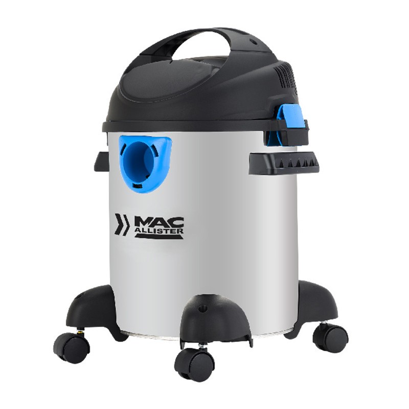 Aspirator Mac Allister, 1100 W, 20 l, umed/uscat, plastic/otel ...