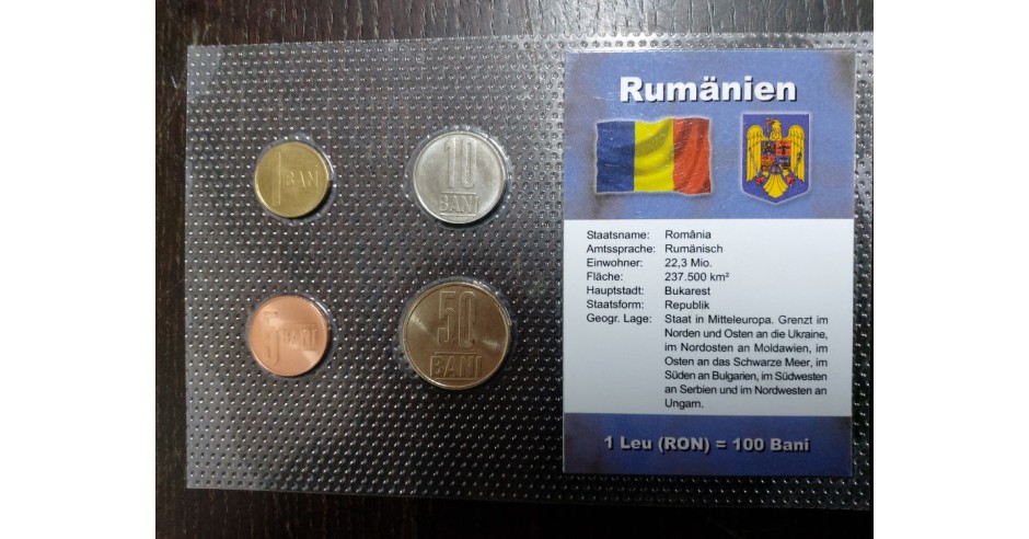 Seria completata monede - Romania 4 monede 2005 | Okazii.ro