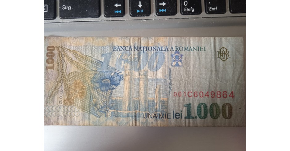 Bancnote romanesti 1000 Lei Mihai Eminescu | arhiva Okazii.ro