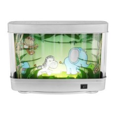 Veioza rotativa tip acvariu, Globo Lighting, 30x7.2x23 cm, 2W ...