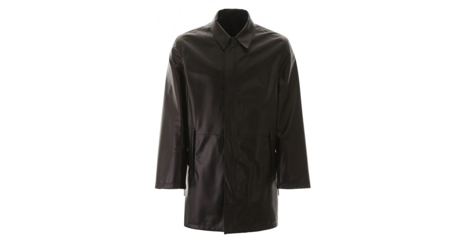 Geaca barbat Prada reversible leather and nylon coat UPS492 1RP0 F0002 ...