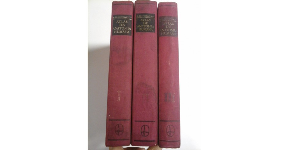 ATLAS DE ANATOMIE UMANA - SINELNIKOV - 3 volume - (in limba spaniola ...