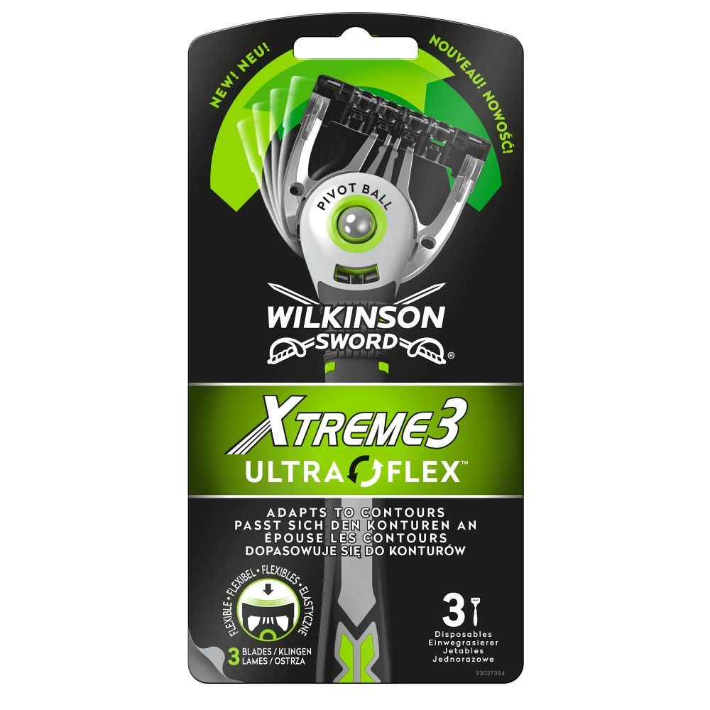 Set 3 Aparate de Ras Wilkinson Xtreme 3 Ultra Flex, cu 3 Lame, Lame de ...