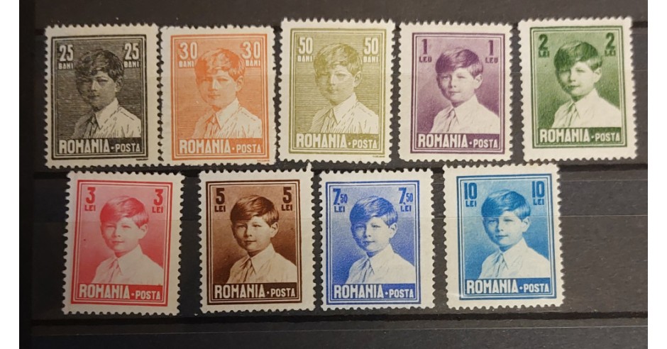 Romania 1928/29 - Mihai l,fara filigran MLH | arhiva Okazii.ro