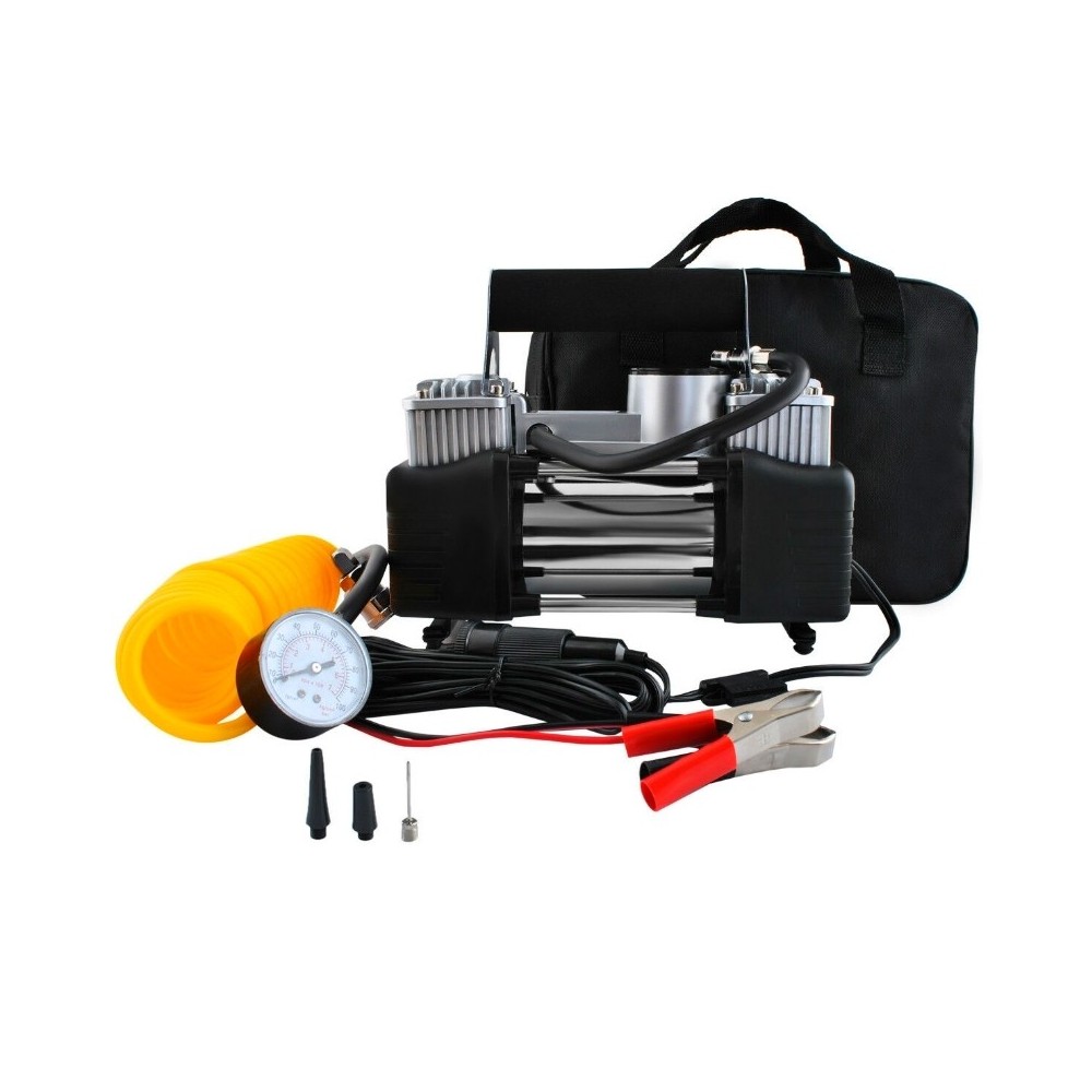 Compresor auto umflat roti Heavy Duty cu 2 cilindri | arhiva Okazii.ro