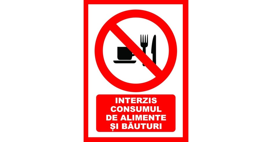 Placute interzis consumul cu alimente si bauturi | Okazii.ro