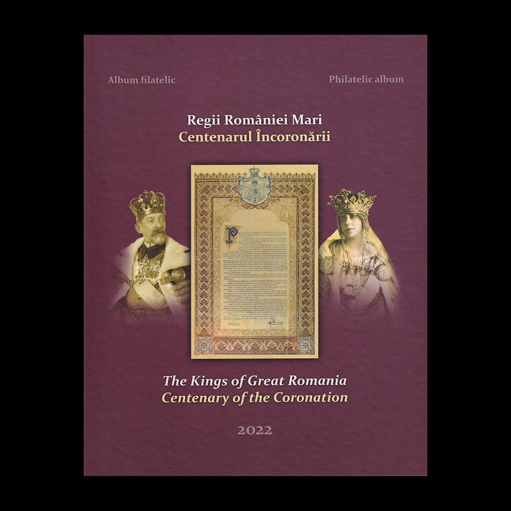 ROMANIA 2022 - Album filatelic Regii Romaniei Mari - Centenarul LP ...