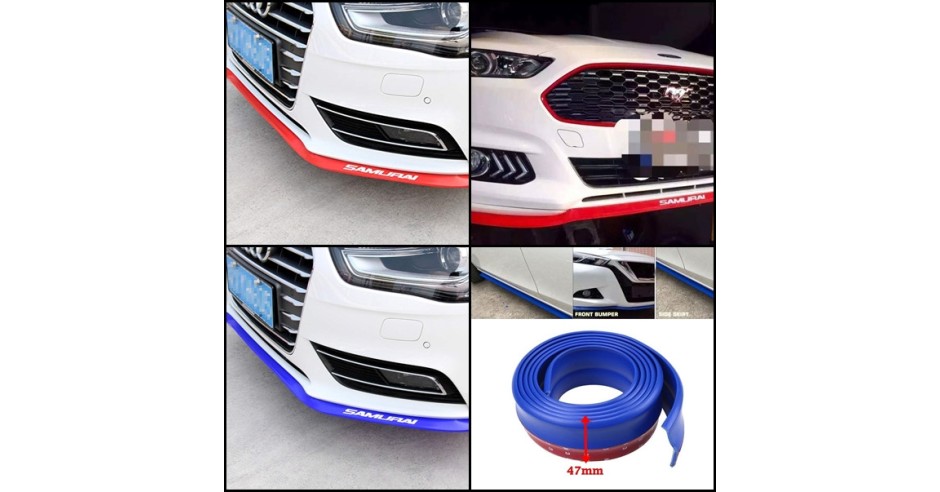 Prelungire lip bara praguri protectie spoiler cauciuc 2.5m 2 modele ...