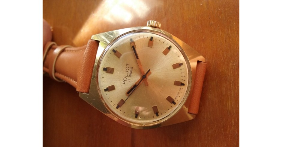 Ceas Poljot 17 Jewels mecanic 34mm Functional | arhiva Okazii.ro
