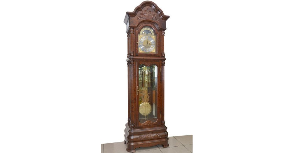 Pendula de podea Adler 7029-1 Nuc mecanism Hermle 271 | arhiva Okazii.ro