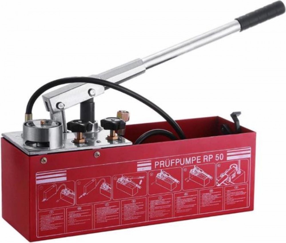 Pompa manuala de testare a presiunii, Pentru conducte si instalatii, 12 ...