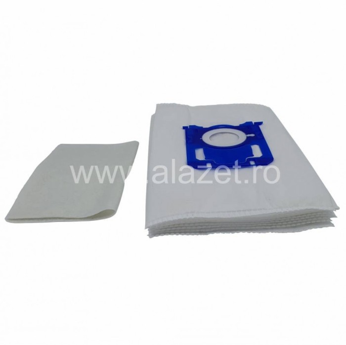 Set 10 saci S-bag compatibili din microfibra + filtru motor, pentru ...