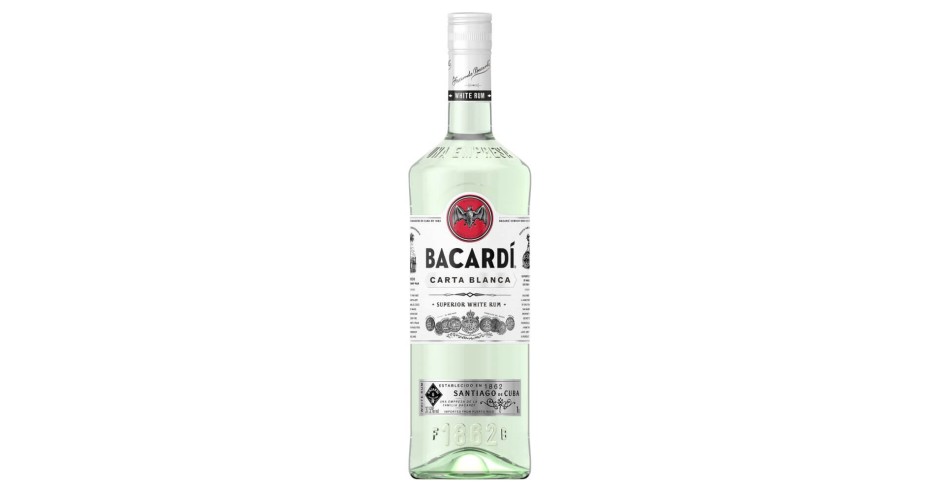 Rom Bacardi Carta Blanca 1L, Alcool 37.5%, Bacardi Rom, Rom Carta ...