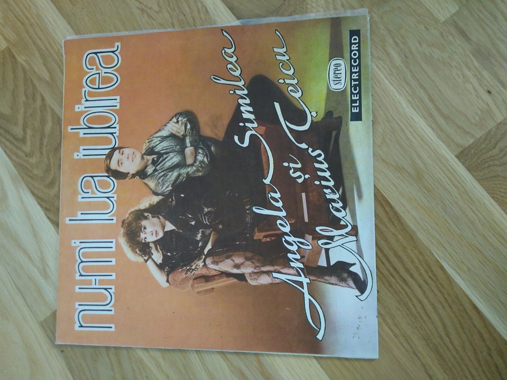 *Angela Similea si Marius Teicu, disc placa vinil vinyl electrecord ...