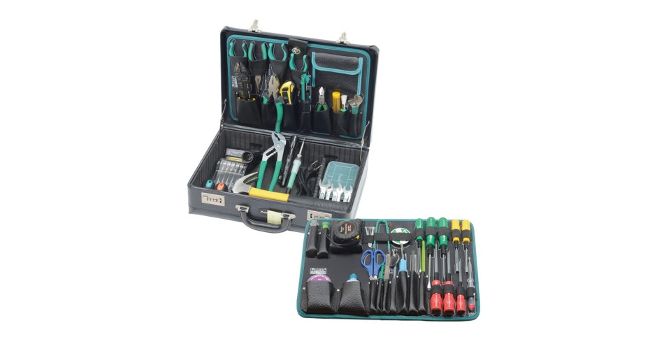 Trusa de scule pentru electronisti Pro's Kit, 61 piese | arhiva Okazii.ro