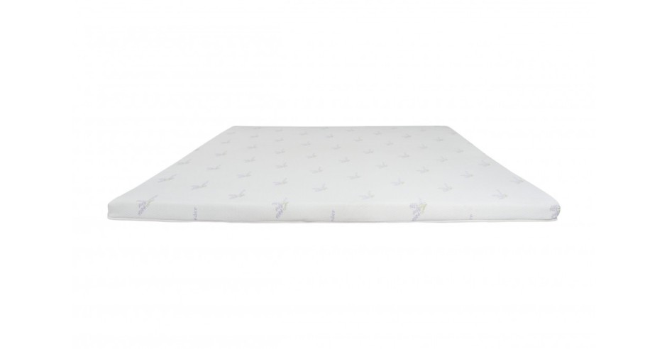 Topper Memory Lavanda 160x200 Somnart, husa detasabila, tratament ...